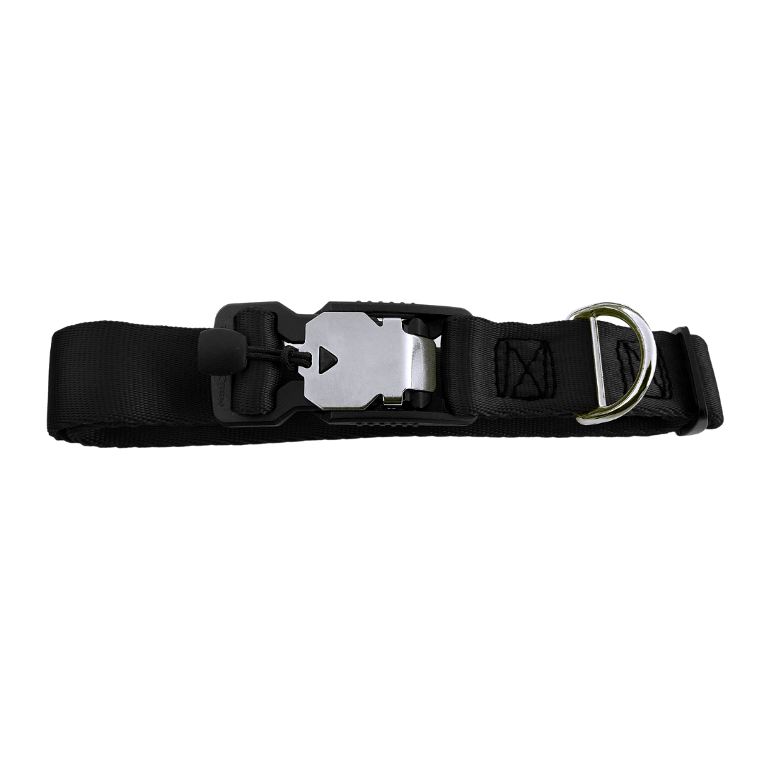 Magnetic Locking Dog Safety Collar - Black – Luv My Leash
